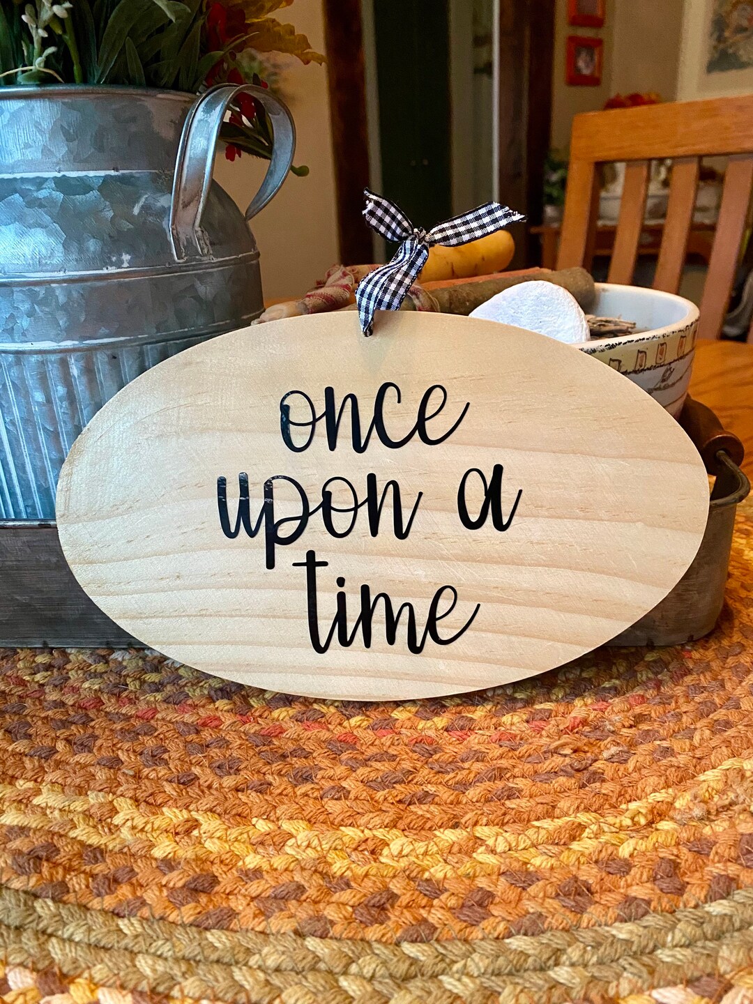 Once Upon A Time Wood Sign: Storytime Decor - Etsy