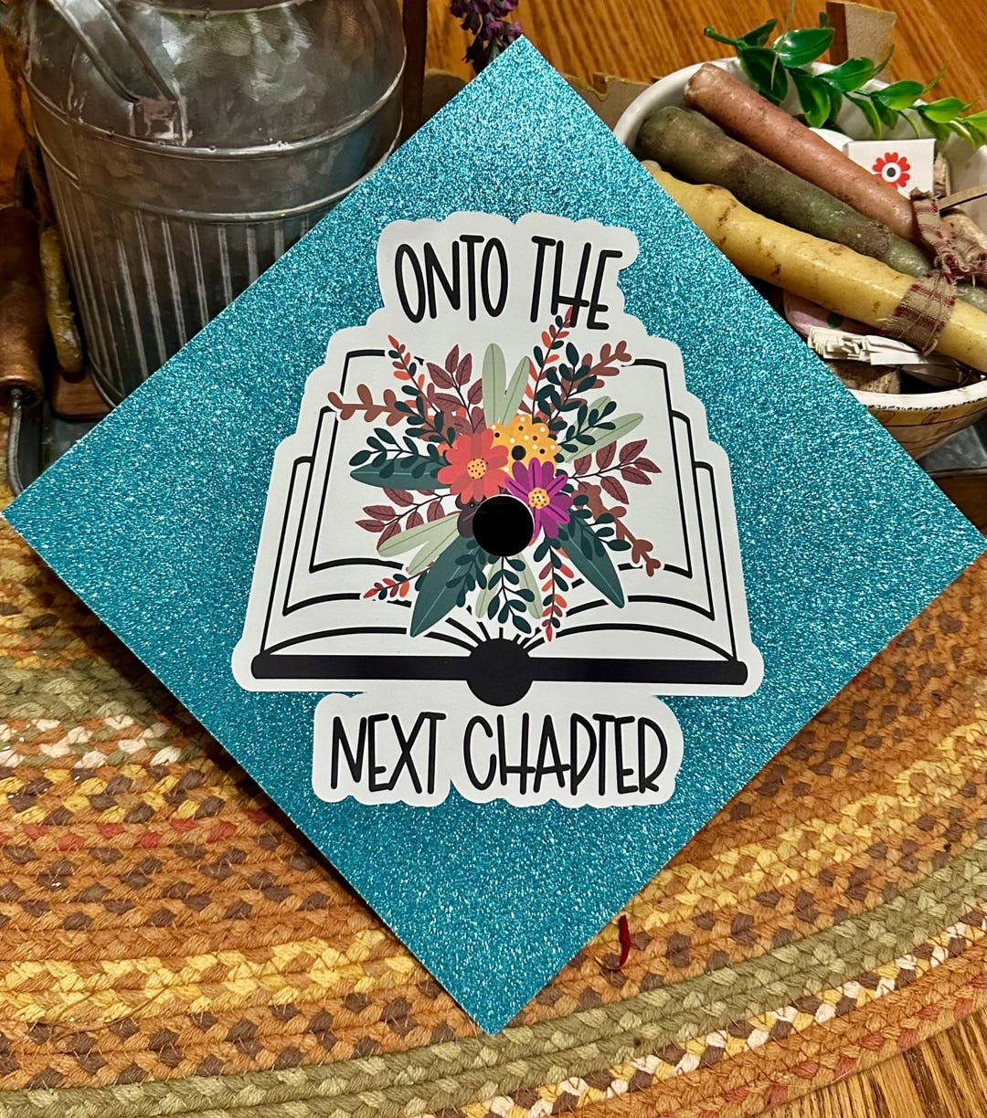 ONTO the NEXT CHAPTER Grad Cap Decoration,graduation Cap, Grad Cap ...