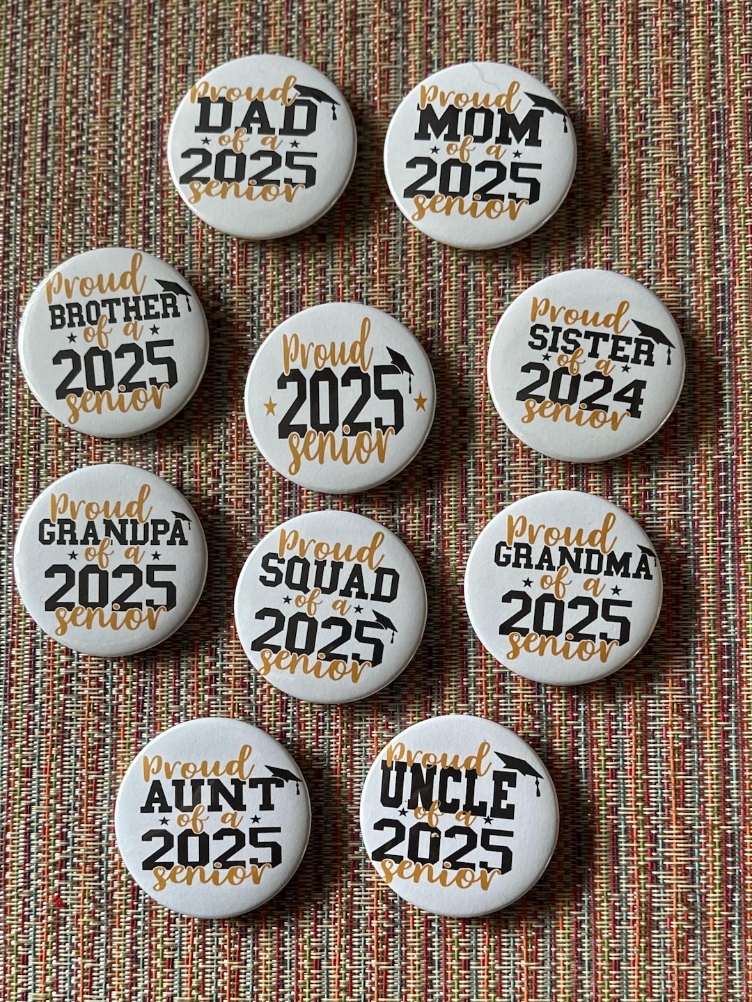 GRAD BADGE BUTTON or Magnetic Bottle Opener, Family Pride, Class of ...