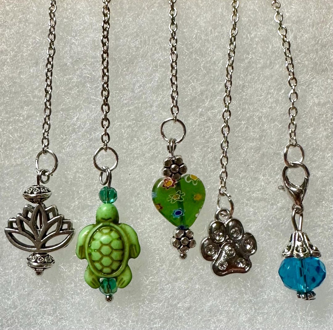 METAL CHARM BOOKMARKS With Your Choice of Charm, Metal Bookmark ...