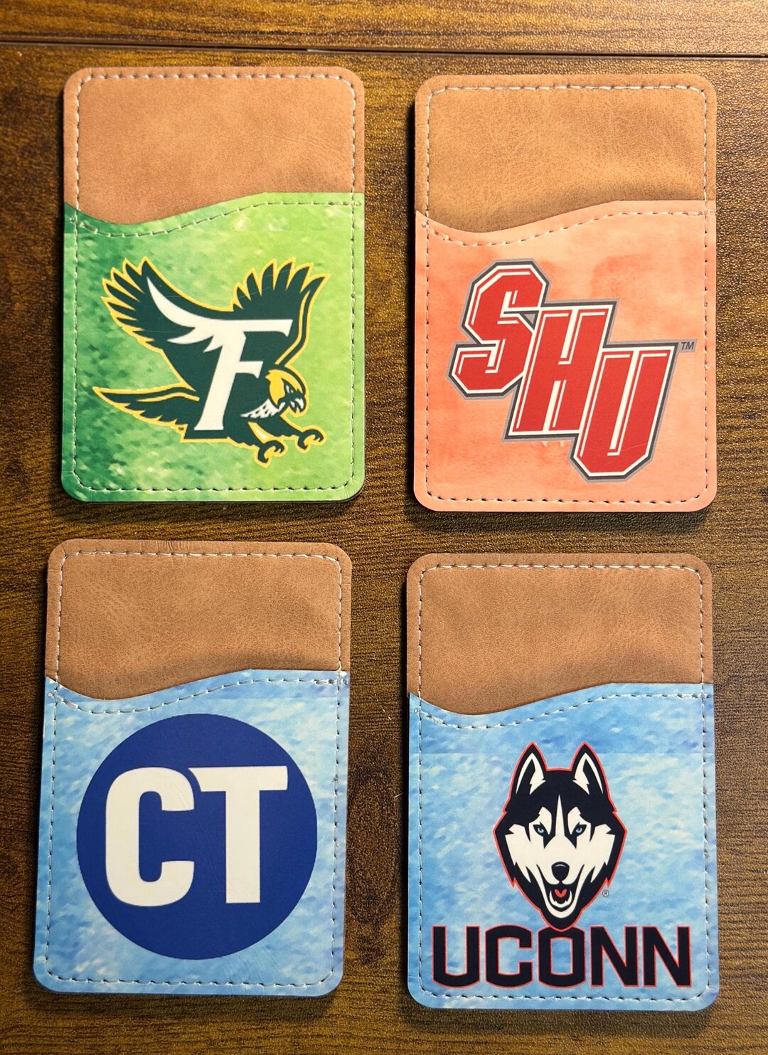 COLLEGE LOGO PHONE Wallet, Printed Logo Phone Wallet, College Logo ...