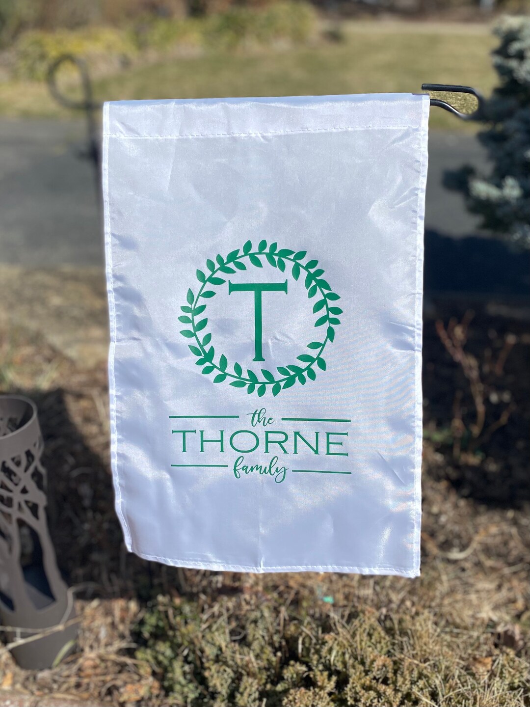 Personalized Family Name Garden Flag: Custom Welcome Decor - Etsy