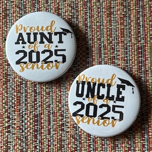 GRAD BADGE BUTTON or Magnetic Bottle Opener, Family Pride, Class of ...