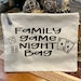FAMILY GAME NIGHT Personalized 12x9 Zippered Tote, Personalized Tote ...