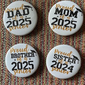 GRAD BADGE BUTTON or Magnetic Bottle Opener, Family Pride, Class of ...