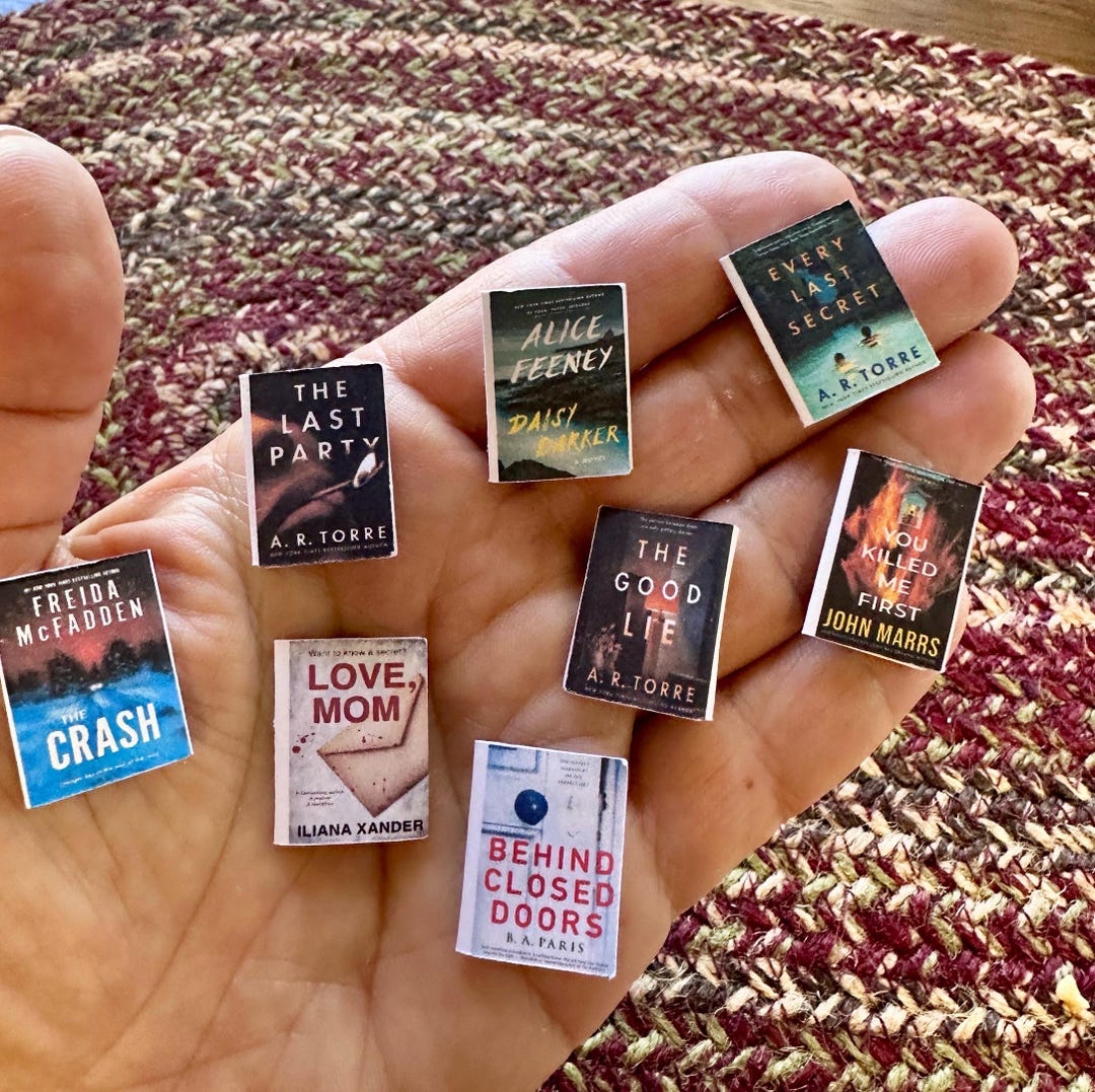 Custom Mini Books, Miniature Books Reader Book Lover Gift, Novelty ...