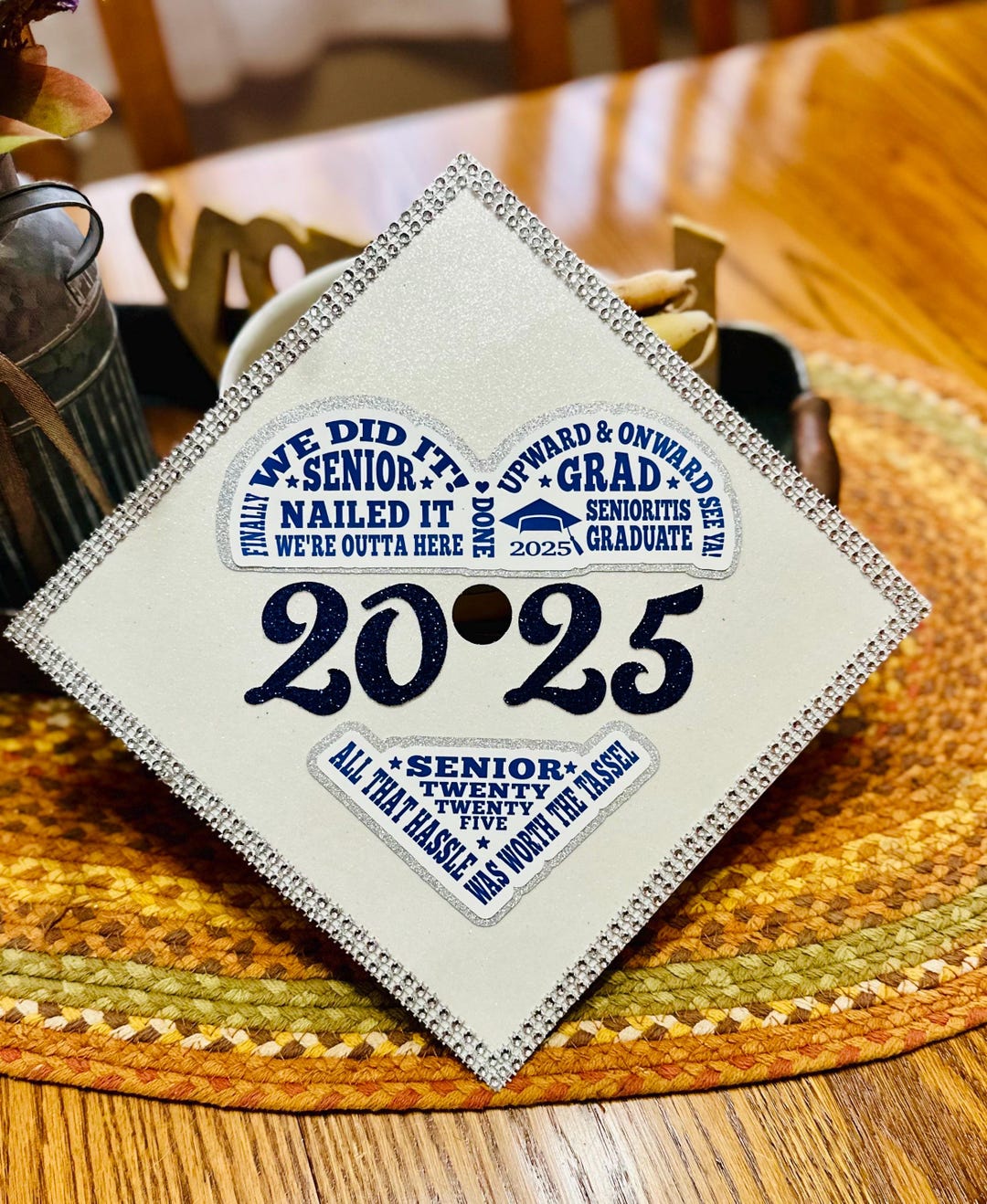 CUSTOM GRADUATION CAP Decoration, Graduation Cap, Grad Cap, Custom Grad ...