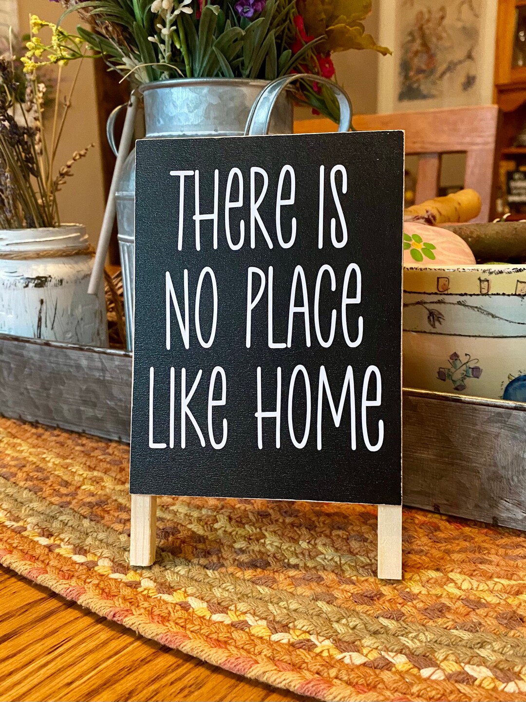 Letrero hecho a mano "Como en casa, no hay lugar": Decoración para el ...