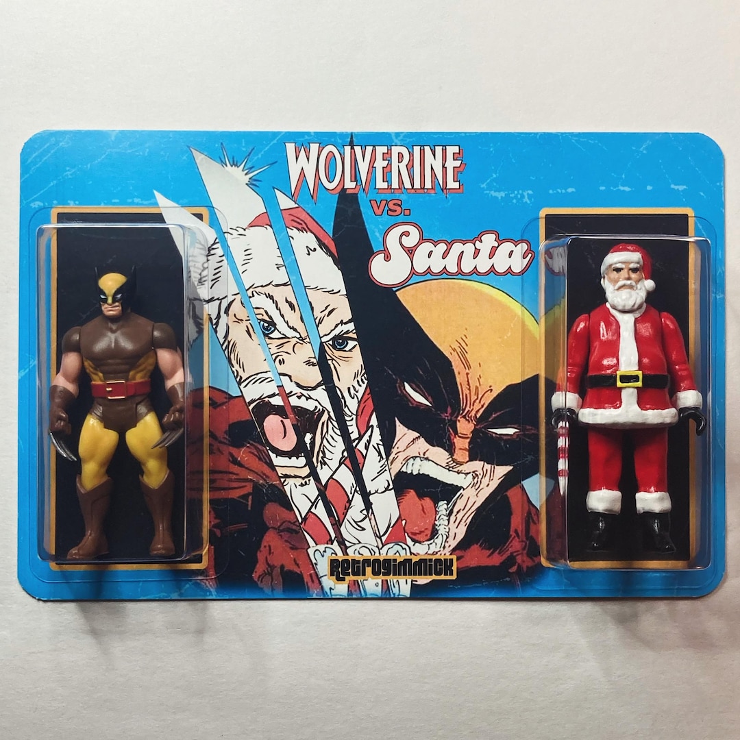 Wolverine Vs Santa - Etsy