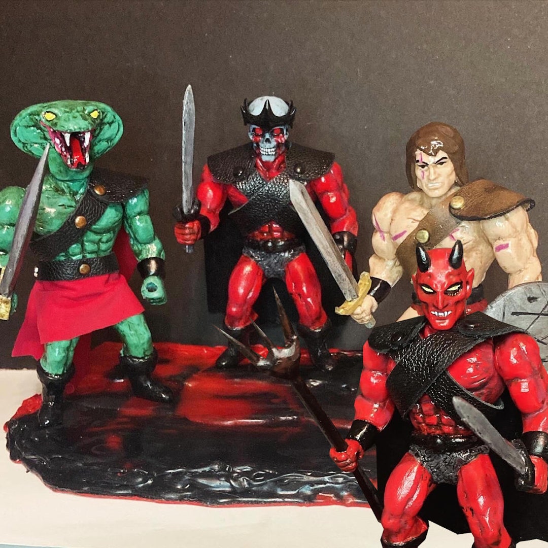 The Cursed Warriors: Wave One (set of Four Figures) - Etsy