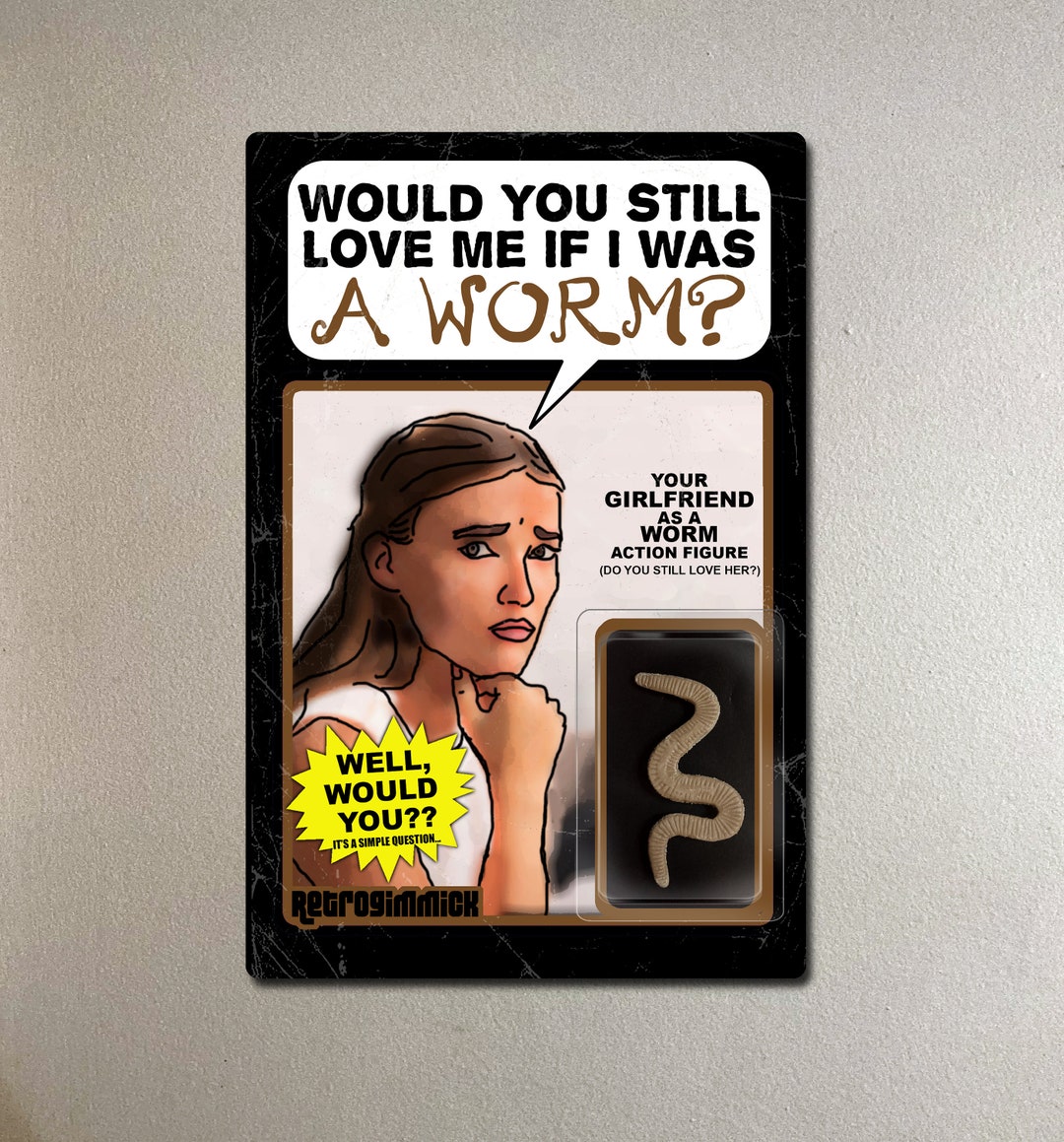 Your Girlfriend as a Worm - Etsy