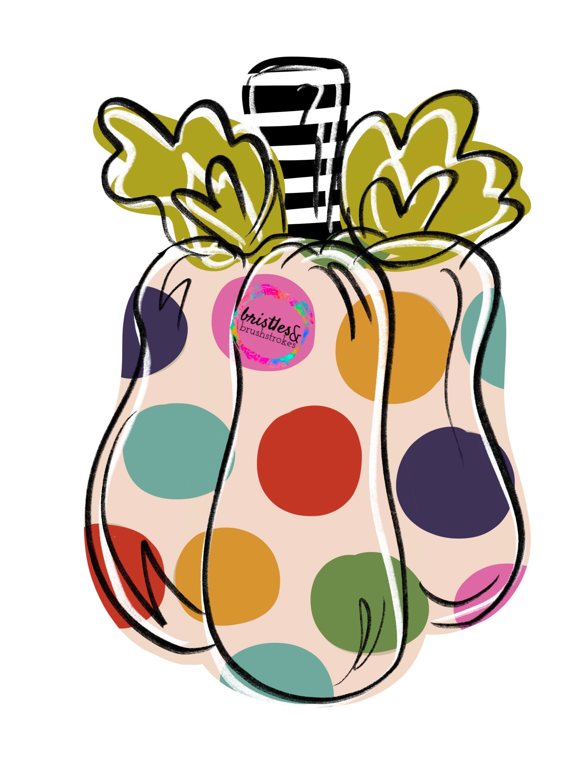 Template-fall Pumpkin Door Hanger Template Digital Download - Etsy