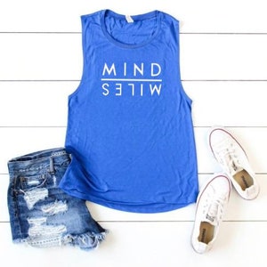 Mind Over Miles Running Muscle Tank - Etsy