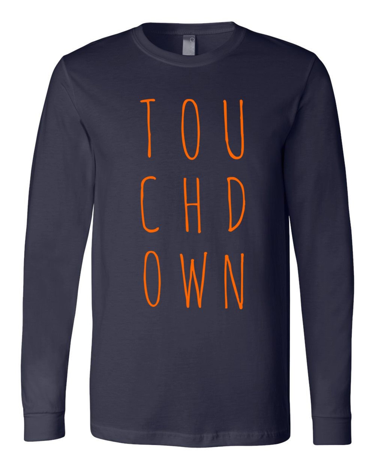 Touchdown Football Long Sleeve Tee - Etsy