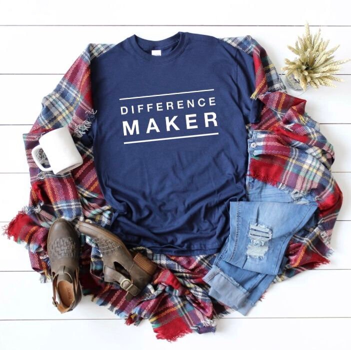 Difference Maker T-shirt | Etsy