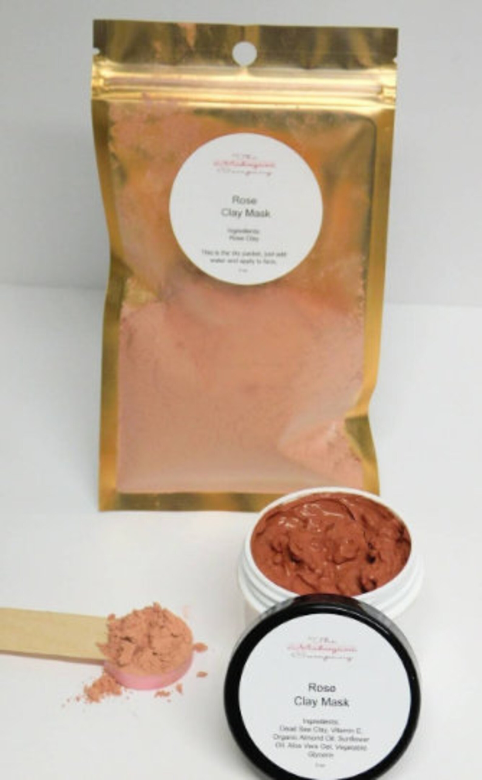 Face Mask French Rose Clay Mask All Natural - Etsy