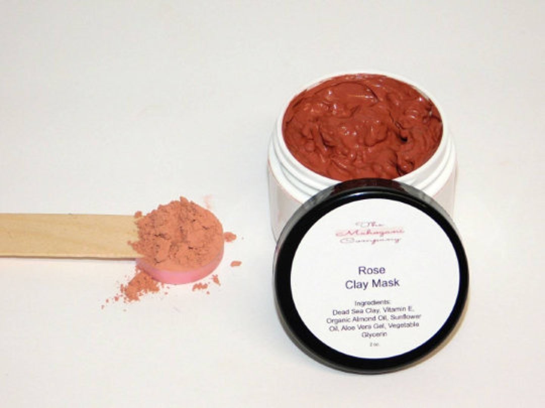 Face Mask | French Rose Clay Mask | All Natural - Etsy
