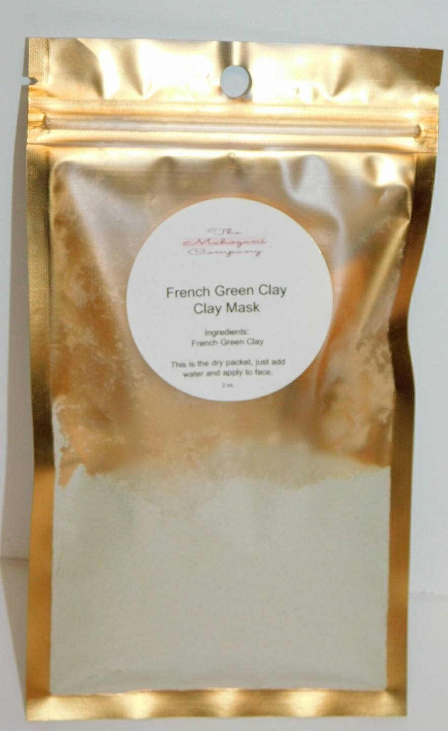 Face Mask French Green Clay Mask All Natural - Etsy