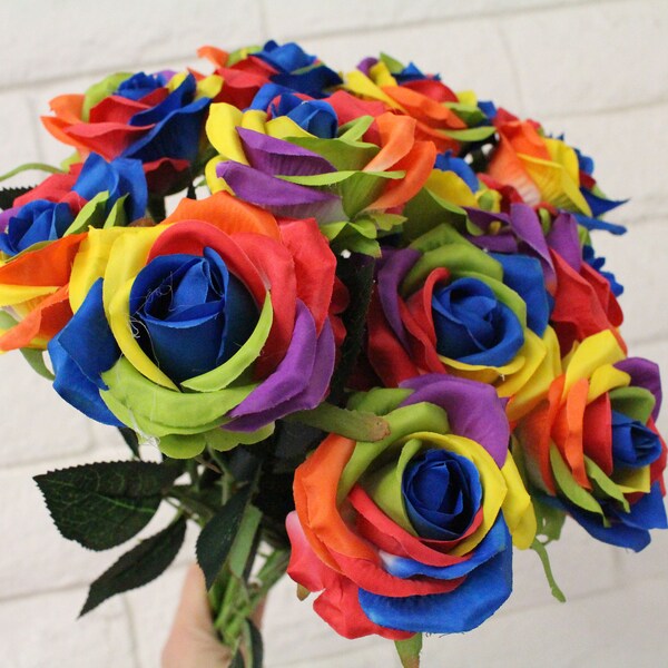 Rainbow Bouquet - Etsy