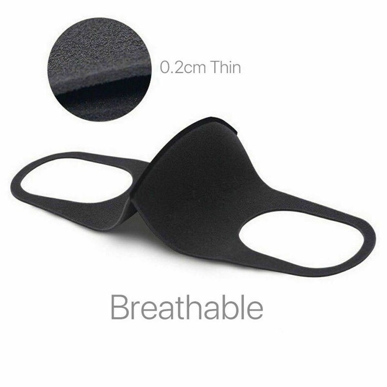2 Pack Reusable Neoprene Face Mask Washable Masks Breathable - Etsy