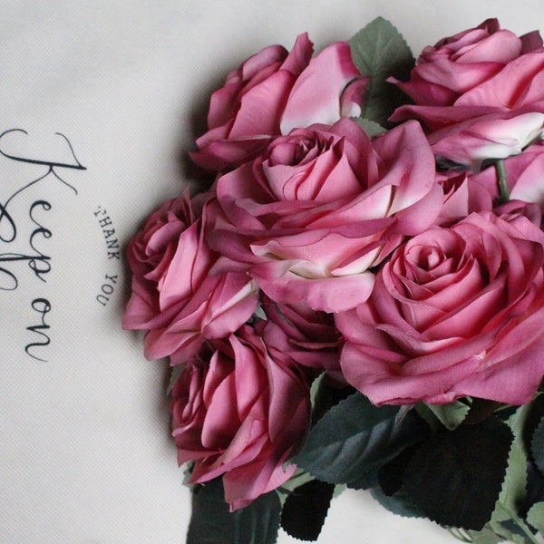 Mauve Silk Flowers - Etsy