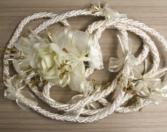 Traditional Wedding Lasso Ivory/ Lazo De Boda Tradicional/ Wedding Rope ...