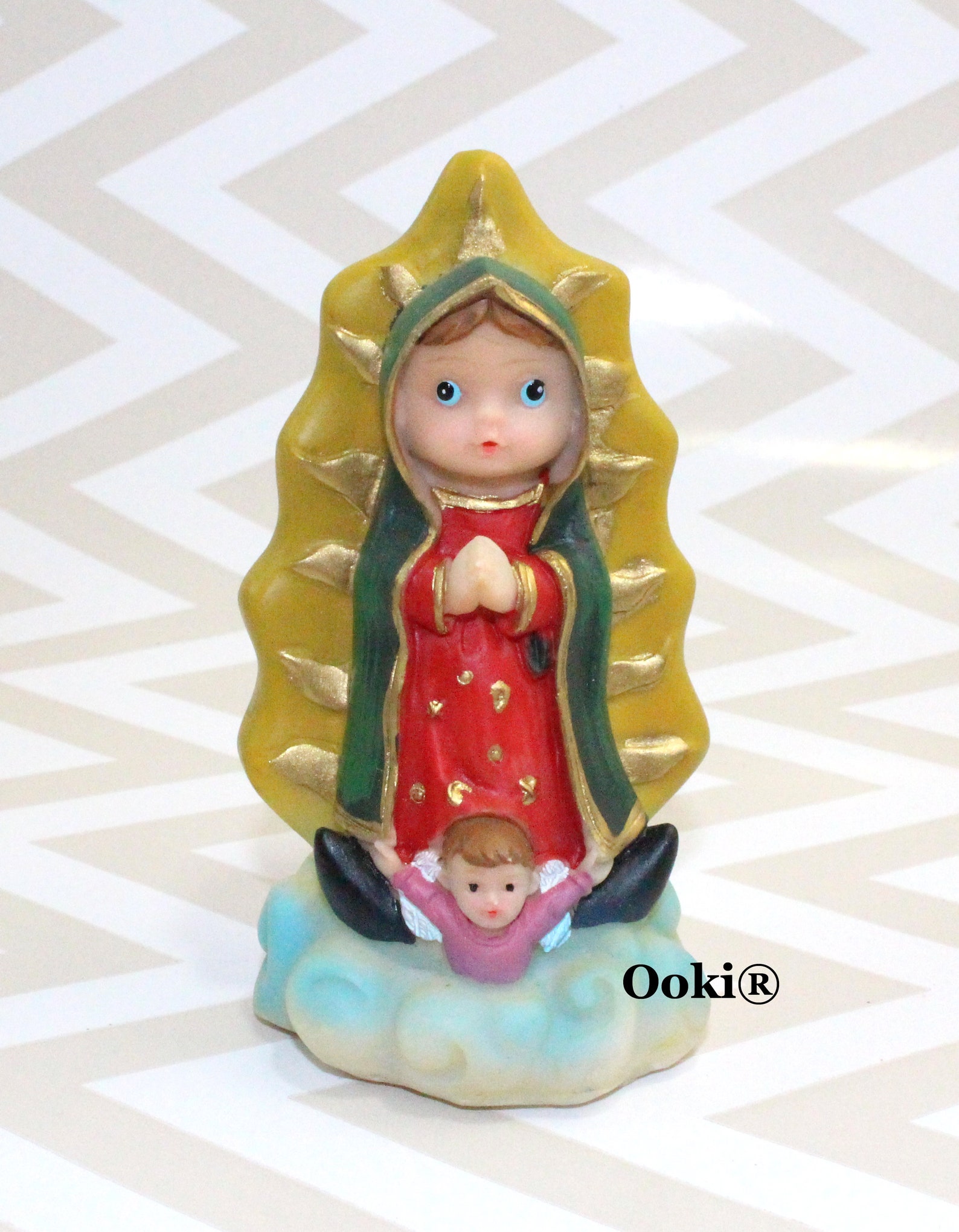 Baby Lady Guadalupe Virgin Mary Cute Figurine Figure Statue | Etsy