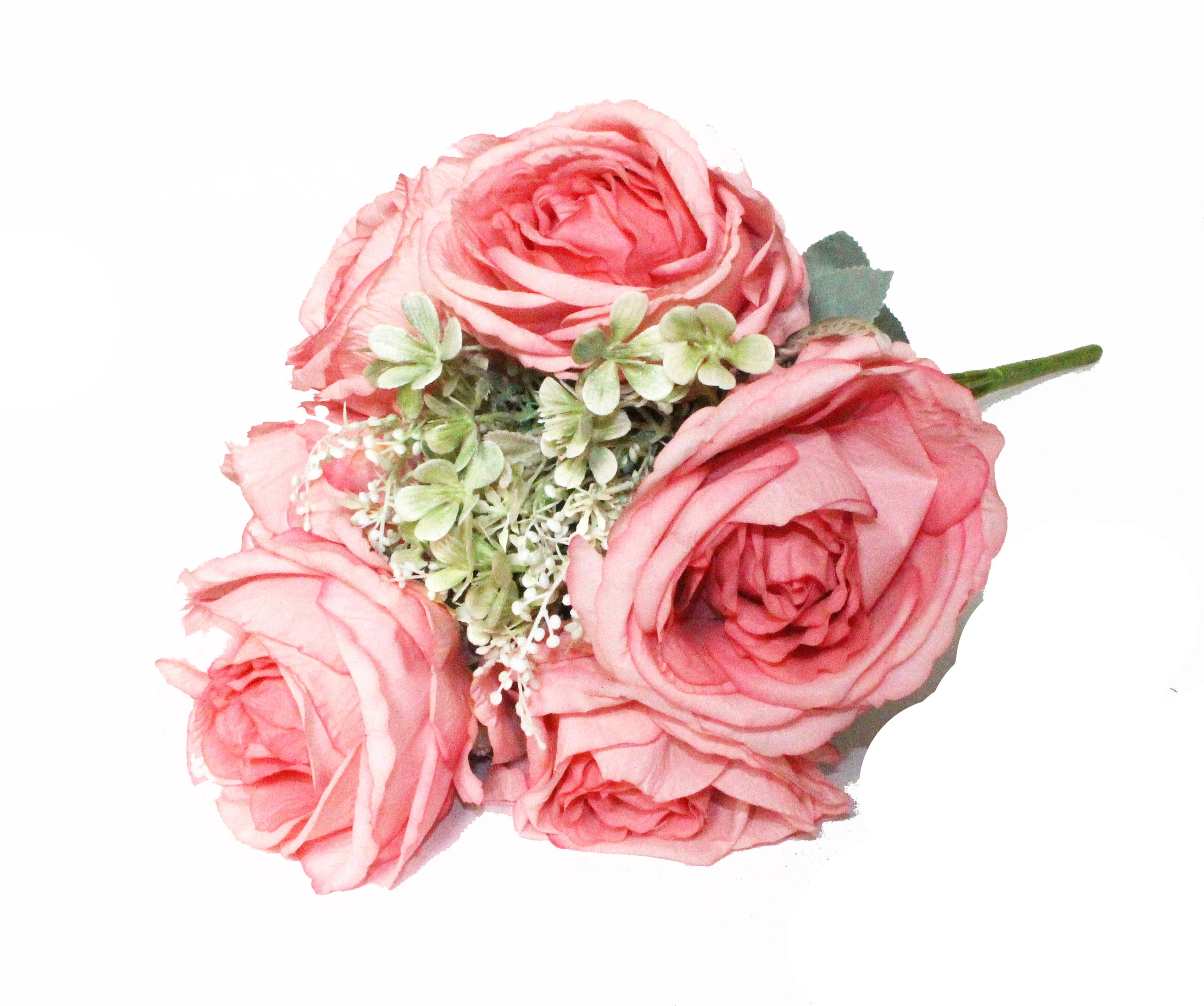 Hermosa rosa 6 cabeza seda rosa abierta repollo Bush | Etsy