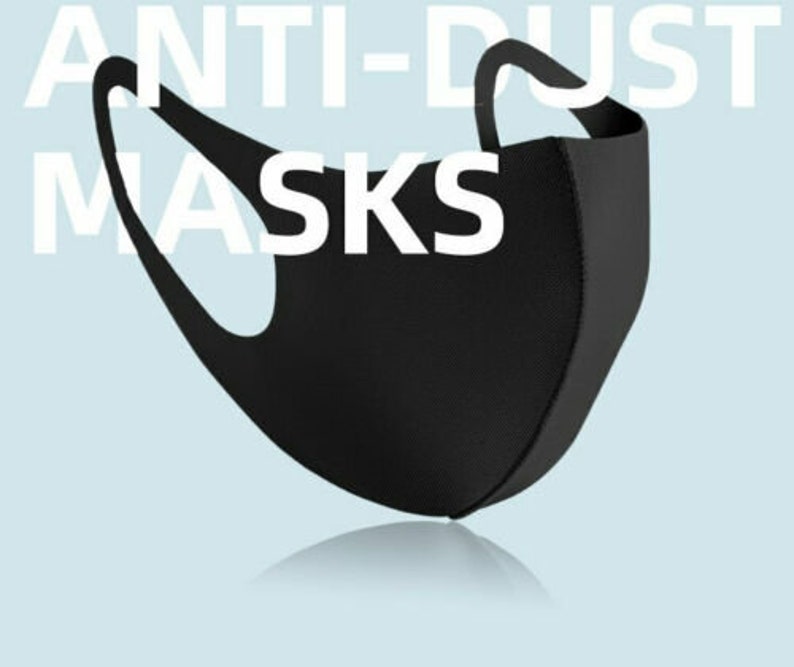 2 Pack Reusable Neoprene Face Mask Washable Masks Breathable - Etsy