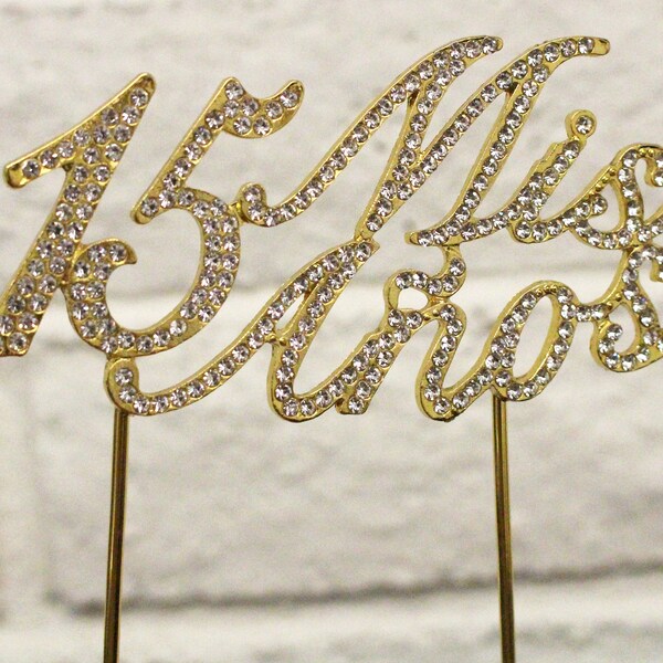 Bling Cake Topper - Etsy