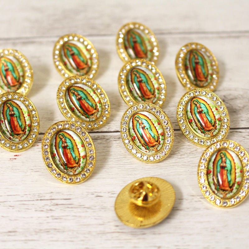 Virgin Mary Pin - Etsy
