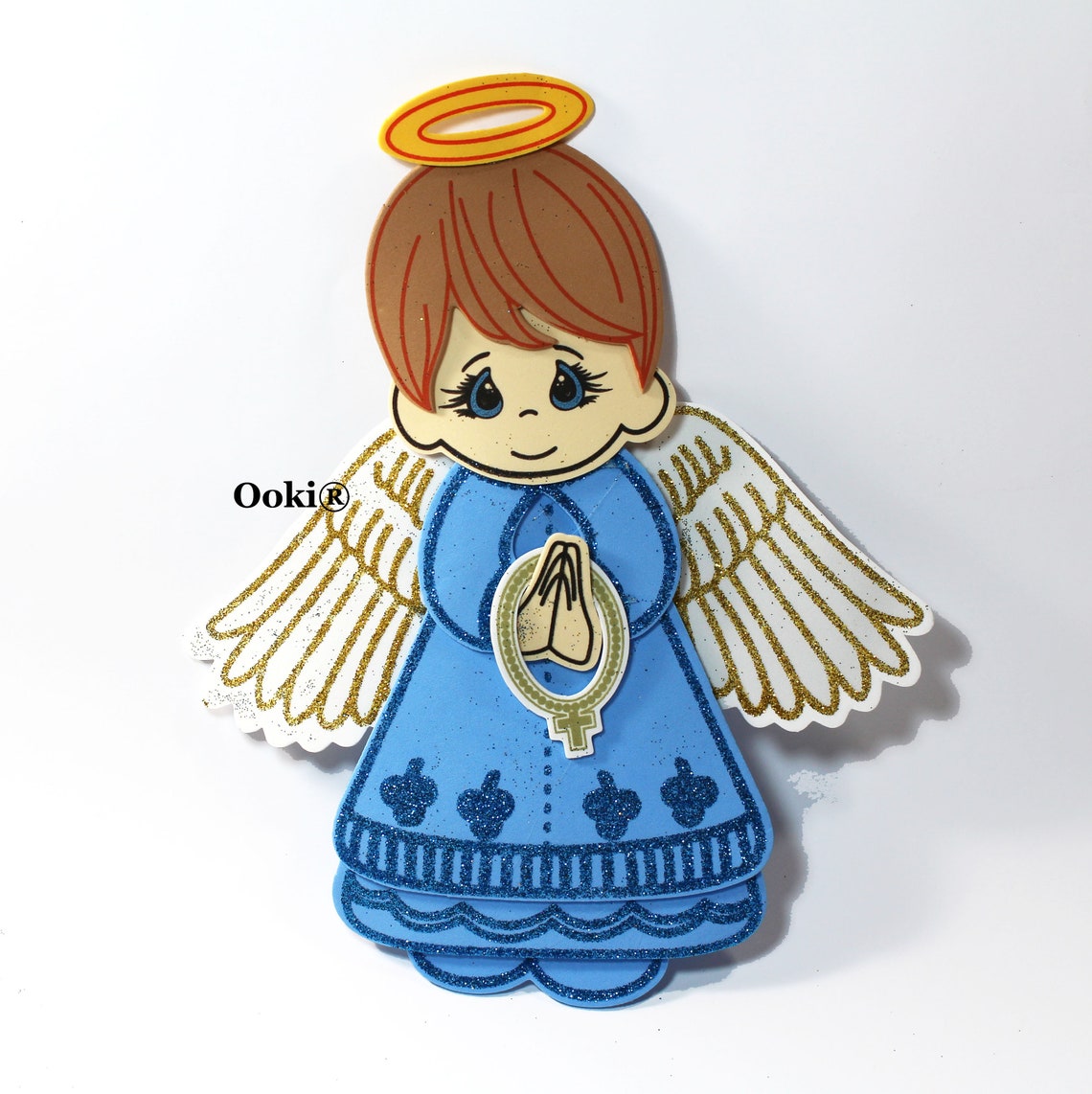 10pc Mi Bautizo Angel Boy Girl with Halo foam decor Baptism | Etsy