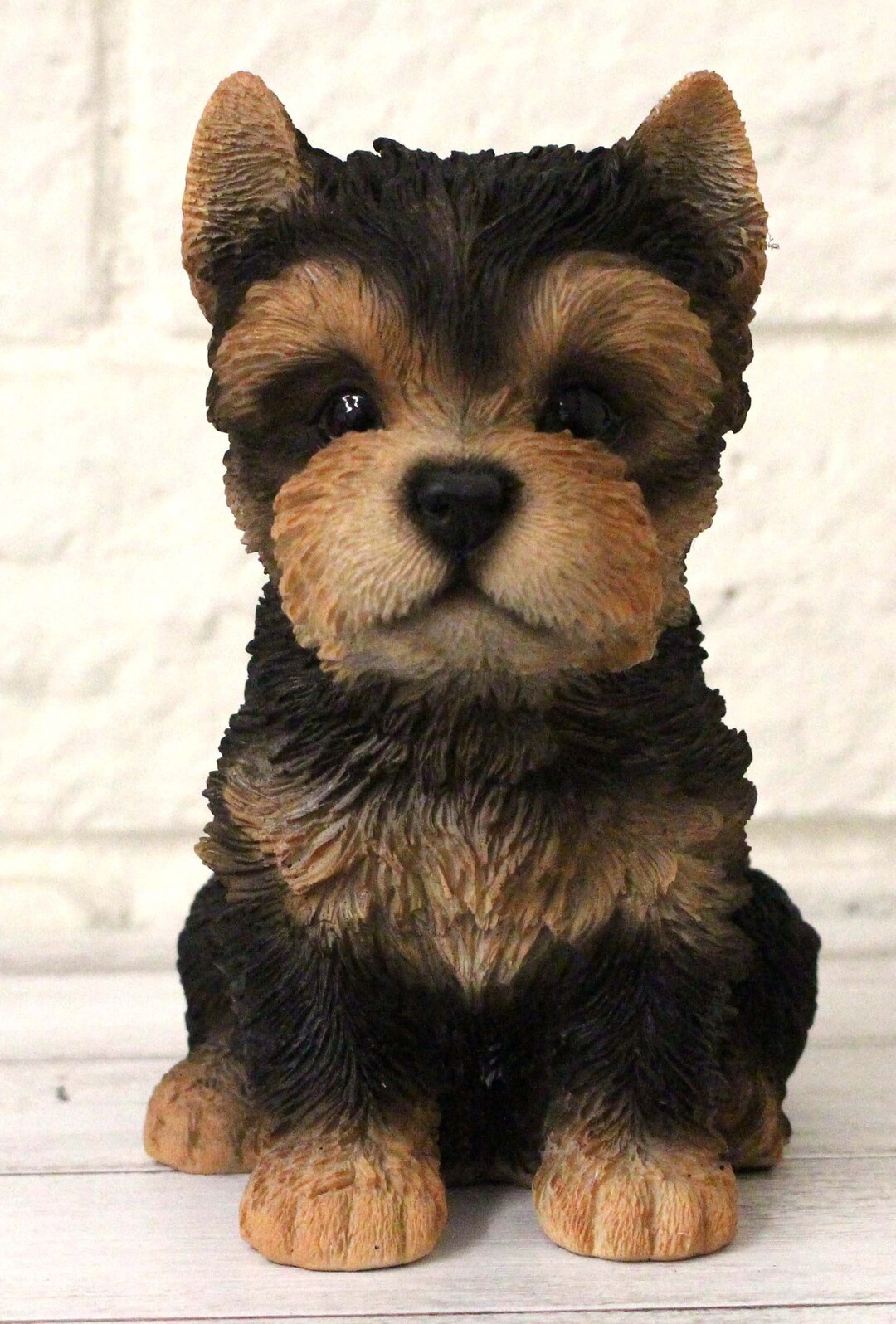 Tri Color Yorkie Yorkshire Terrier Dog Figurine Statue - Etsy