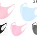 2 Pack Reusable Neoprene Face Mask Washable Masks Breathable Unisex ...