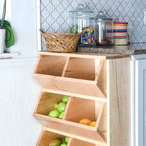 Produce Bins Build Plans - Vegetable and Potato Storage - Printable PDF ...