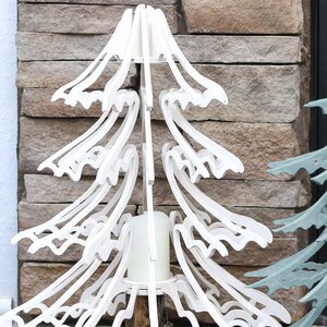 3D Wood Christmas Trees CNC Cut Files - Holiday Lantern Wood Craft - Etsy