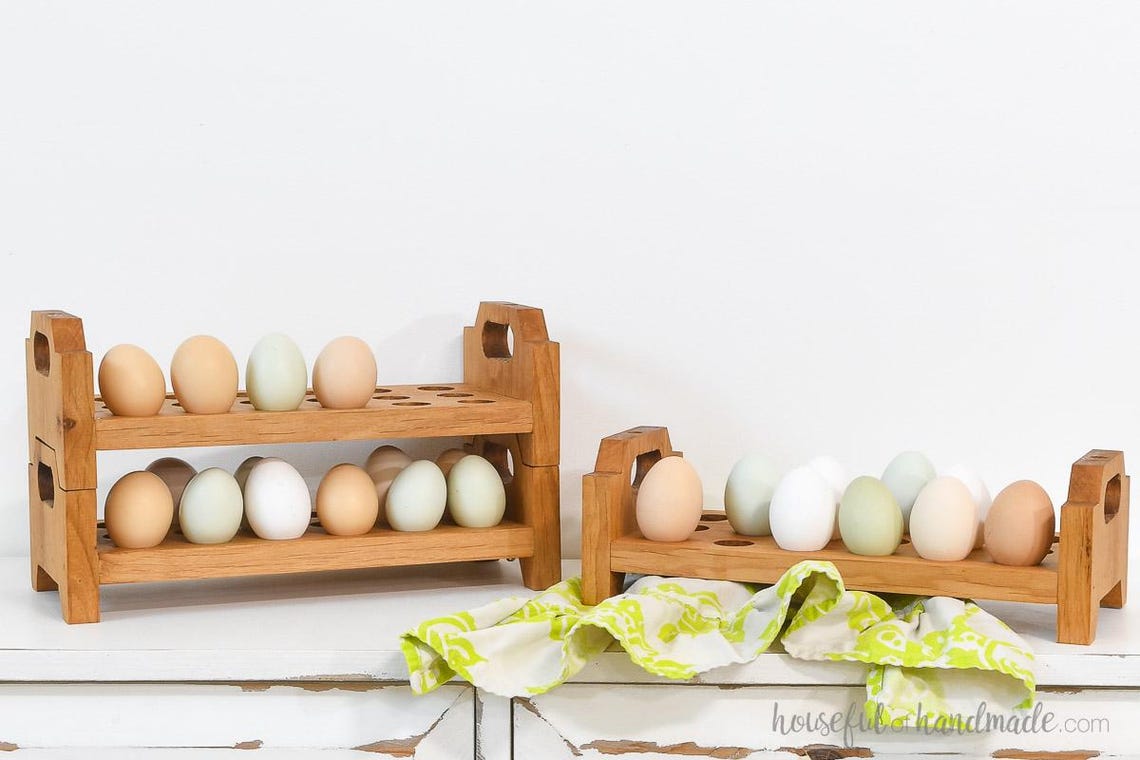 Stackable Egg Trays Woodworking Plans - Farm Fresh Egg Shelves PDF ...