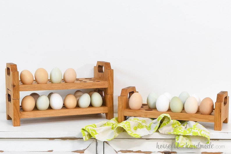 Stackable Egg Trays Woodworking Plans - Farm Fresh Egg Shelves PDF ...