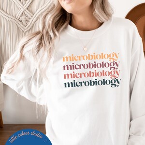 Microbiology Sweatshirt | Microbiologist Graduation Gift | Female ...