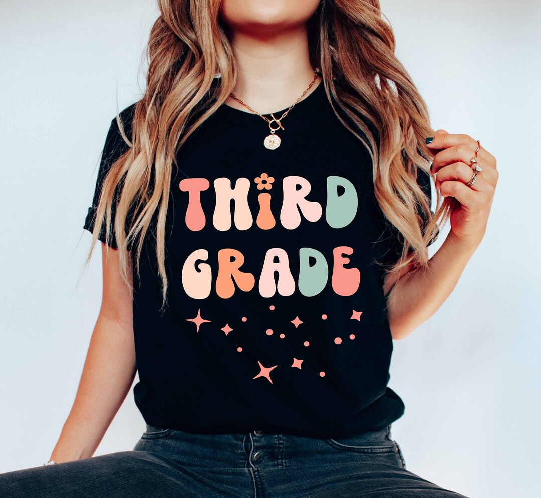 Third Grade Teacher 3rd Grade Teacher Tshirt Gift for Teacher Team 3rd ...