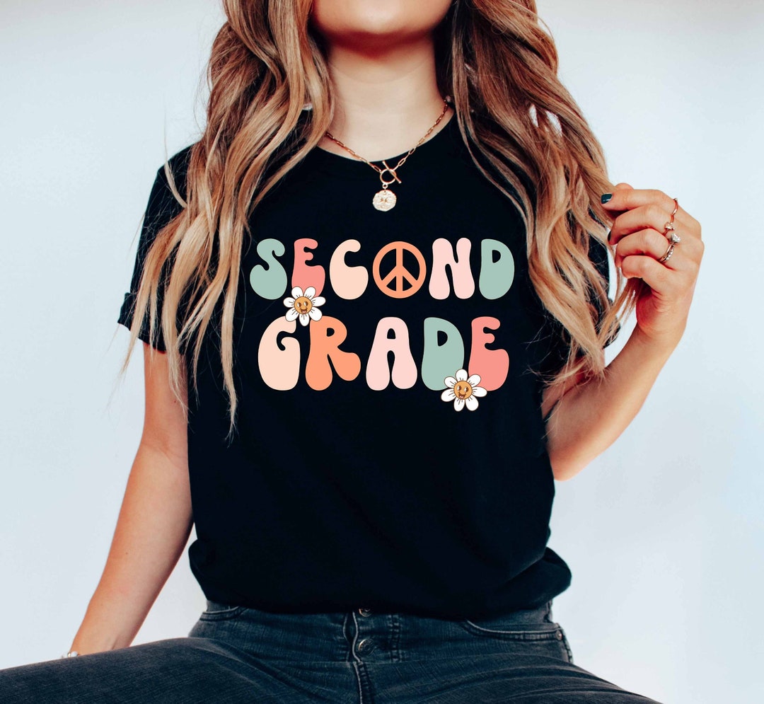 Second Grade Teacher Tshirt Gift 2nd Grade Teacher Sweatshirt Teacher ...