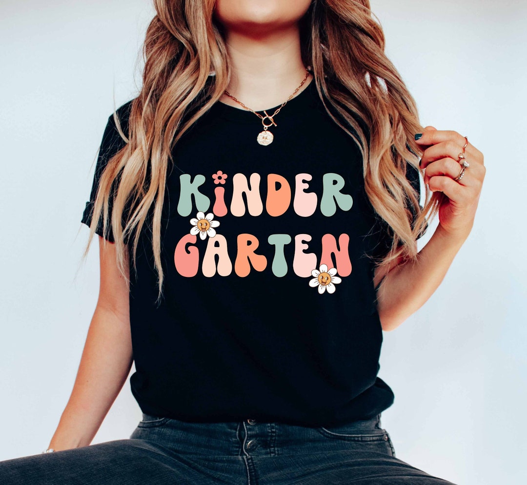 Kindergarten Teacher Tshirt Kindergarten Team T-shirt Groovy Teacher ...