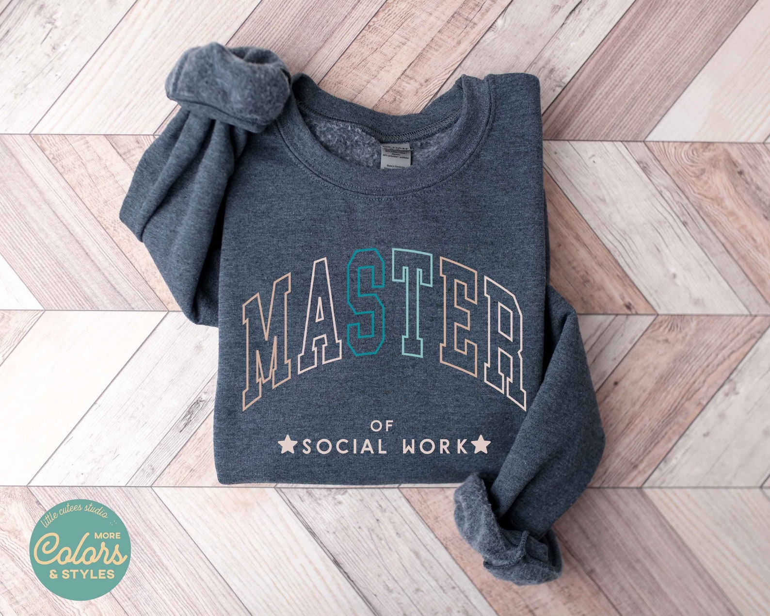 Master of Social Work Shirt | MSW Social Worker Master's Student ...