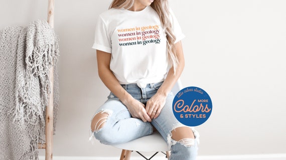 Women in Geology Shirt Cute Geologist Sweatshirt Geologist - Etsy