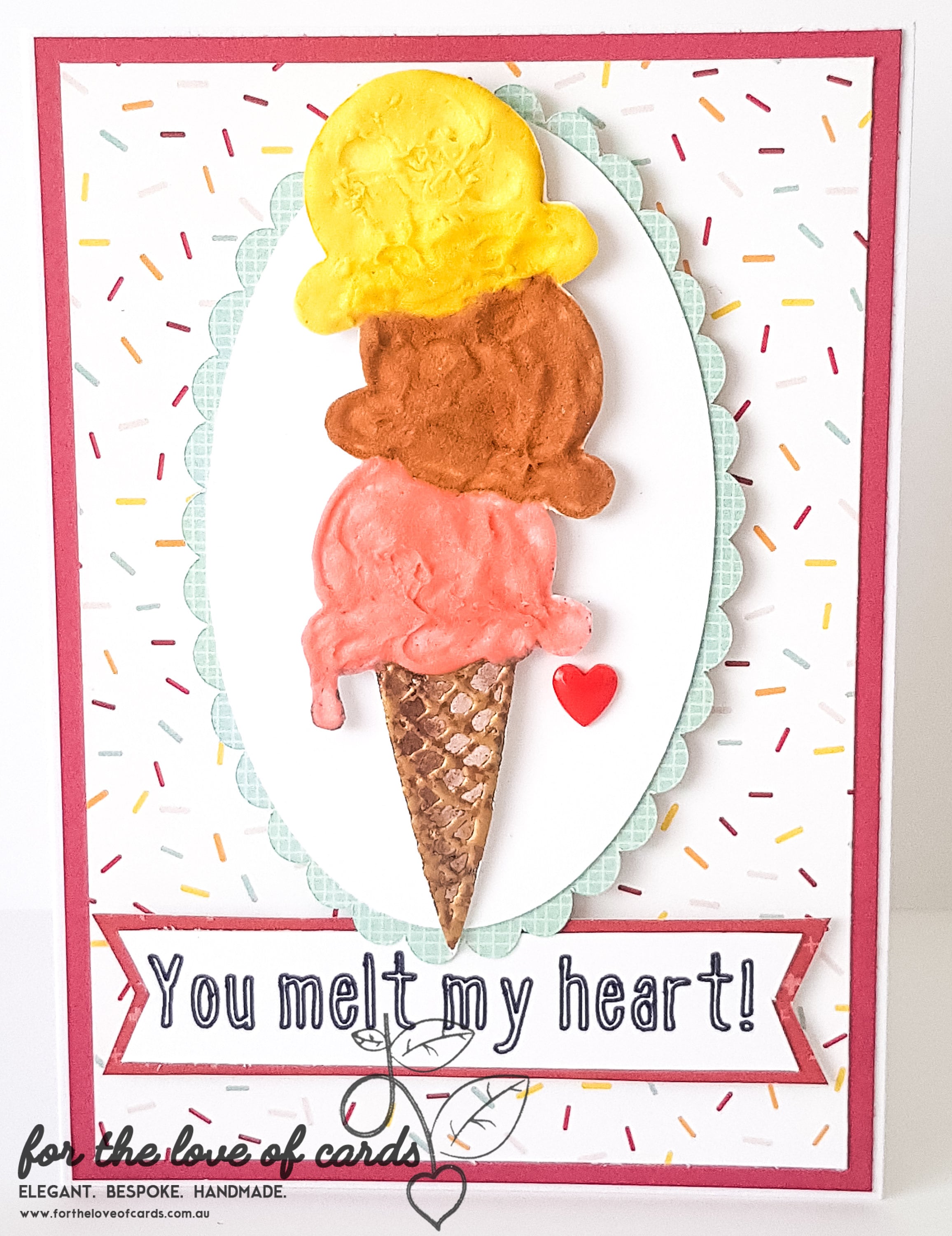 Derrites mi corazón Sweet Heart / Día de San Valentín / Tarjeta de ...