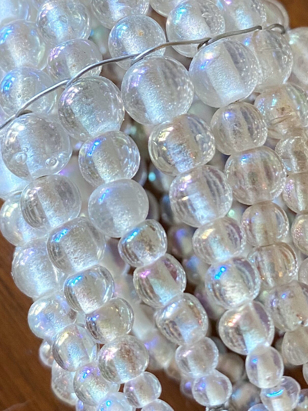 Handmade Beaded Lightbulb Cover Nightlight - Crystal Luster - Etsy