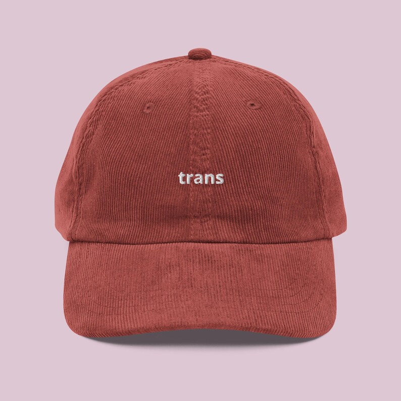 Trans Embroidered Corduroy Hat Transgender Pride Hat Pride Hat Pride ...