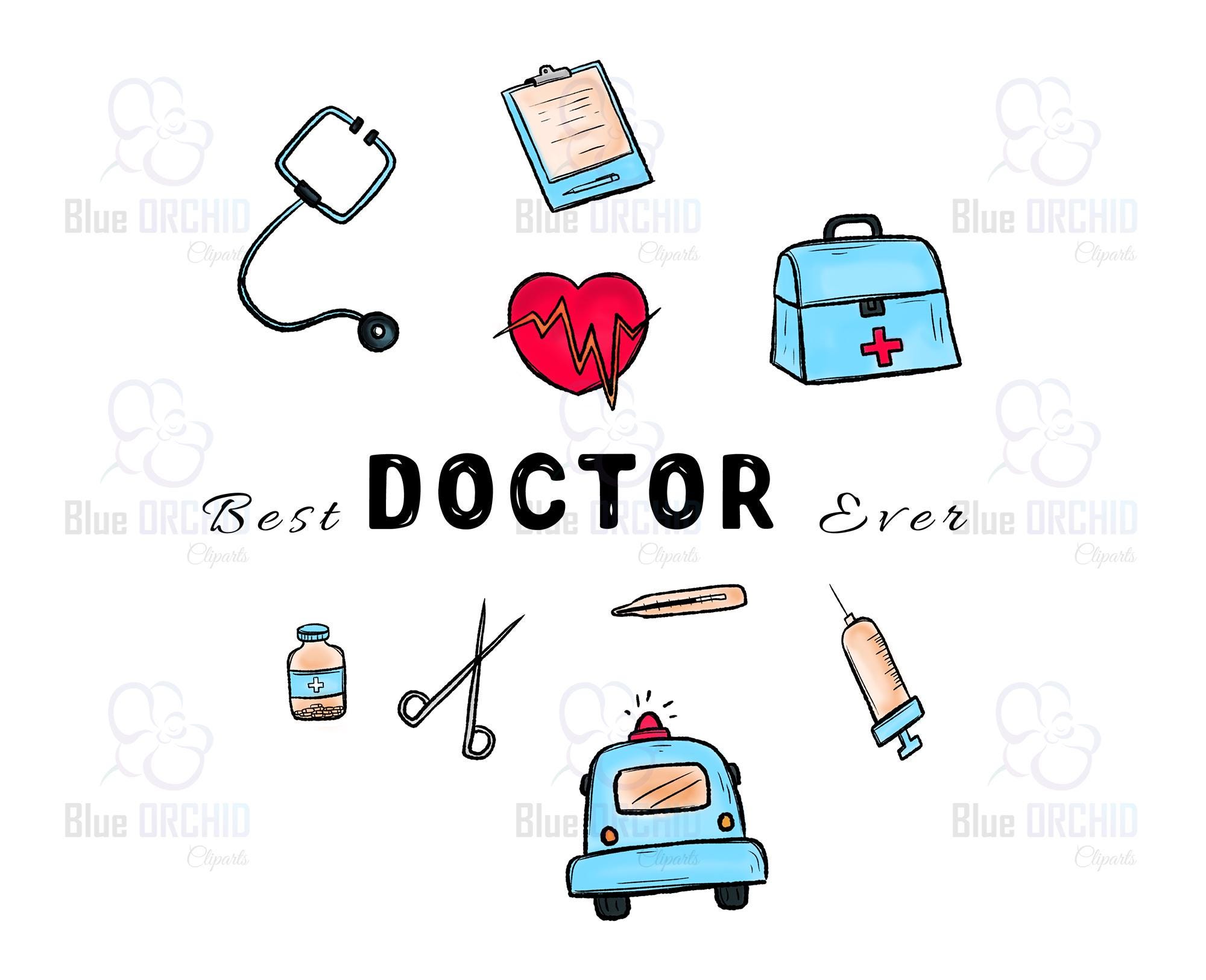 Doctor Sublimation Design, Hand Drawn, PNG Design, Digital Download ...