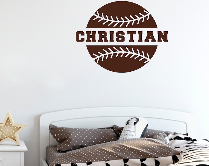 Baseball Decal Car Decal Bat and Ball Decal Baseball Sticker - Etsy