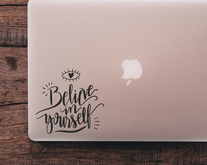 Laptop Sticker Quote Decals Laptop Computer Stickers Macbook - Etsy